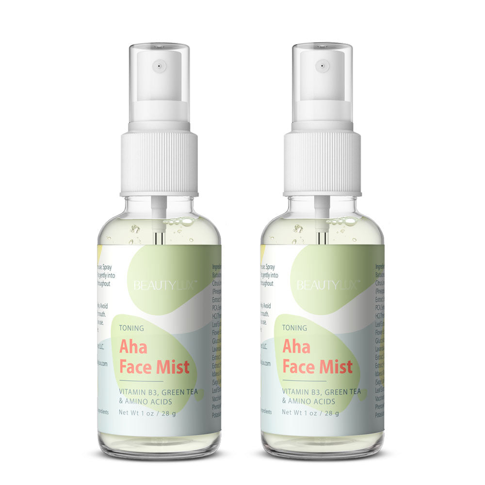 Toning AHA Face Mist vitamin B3, Green Tea & Amino Acids – BeautyLux