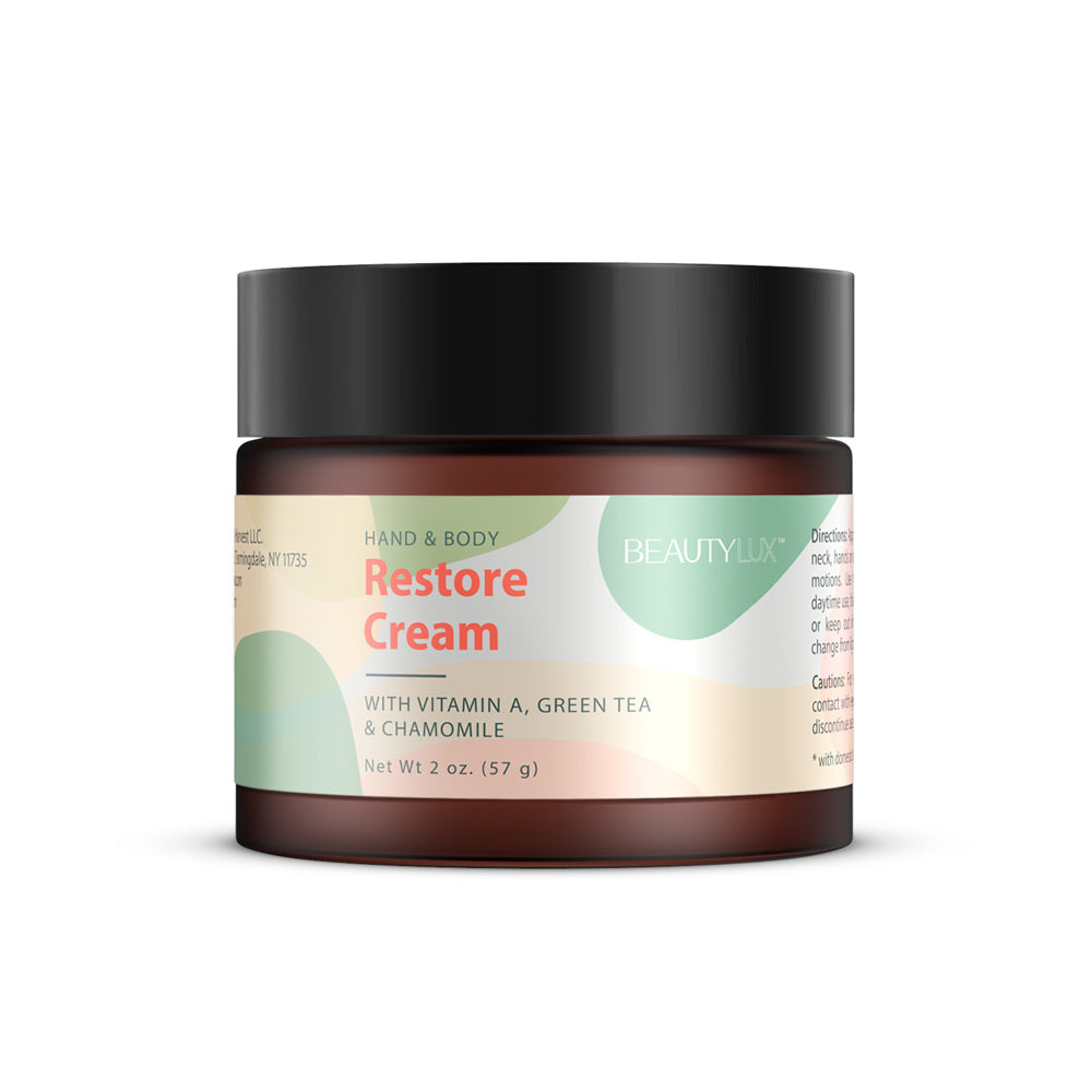 Hand & Body Restore Cream vitamin A, Chamomile, Green Tea – BeautyLux