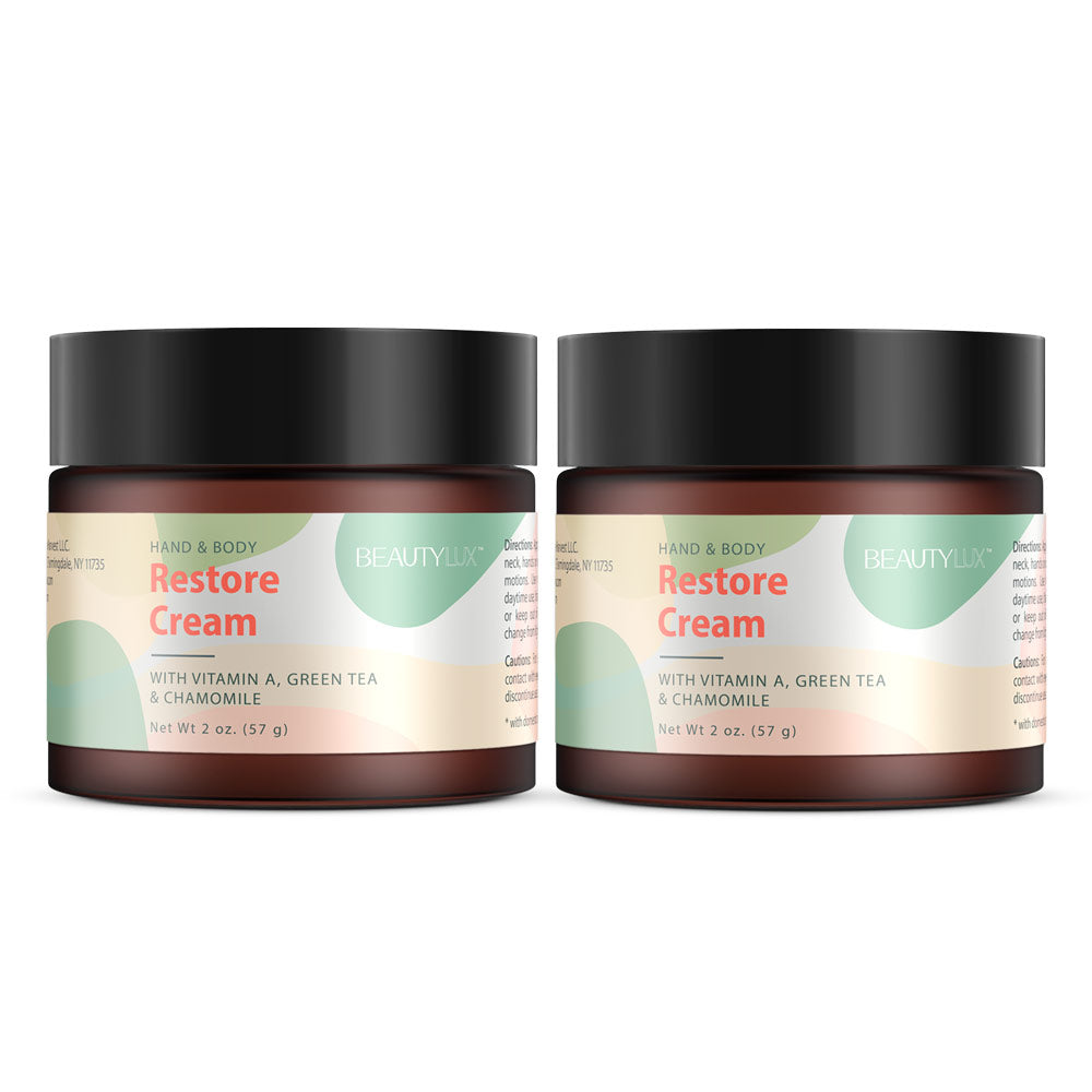 Hand & Body Restore Cream vitamin A, Chamomile, Green Tea – BeautyLux